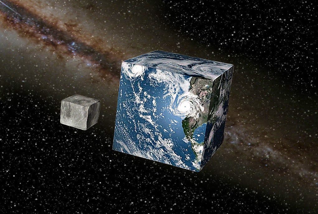 Why Earth is not a cuboid?. Cube Shaped Earth and Moon | by SHK | Medium