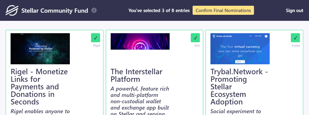The Stellar Community Fund Finale — How to Vote | by trybal.network ...
