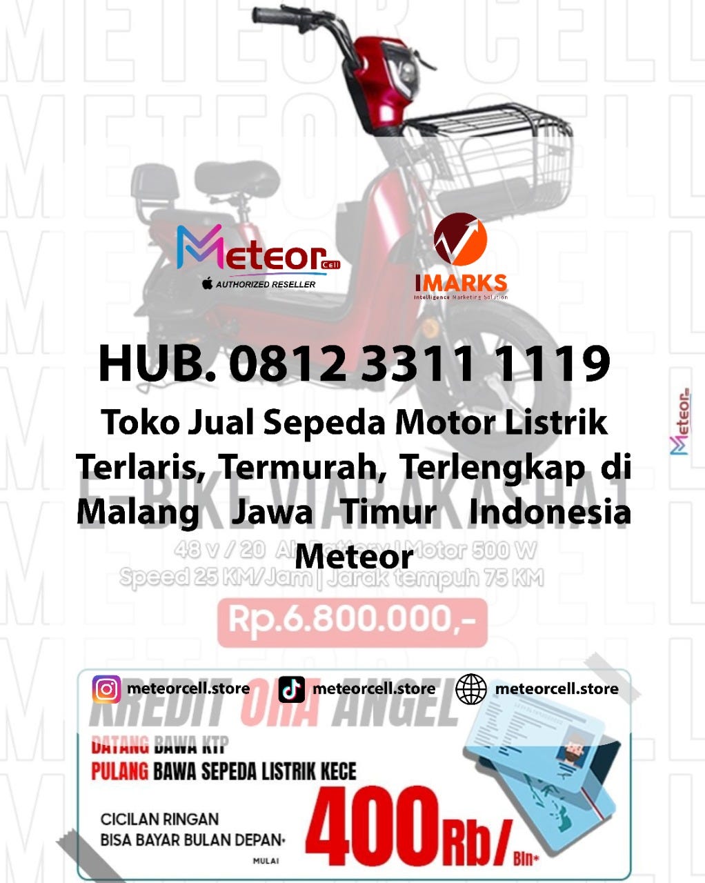 HARGA SEPEDA MOTOR LISTRIK, Hub. 0812 3311 1119, Harga Sepeda Motor ...