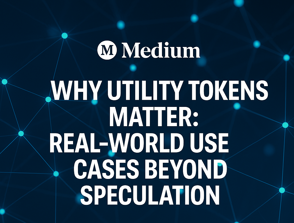 Why Utility Tokens Matter. Utility tokens are designed to power… | by ...