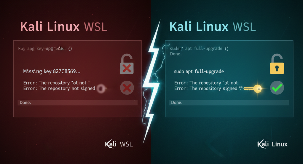Kali Linux WSL Tiba-Tiba Tidak Bisa apt update? Ini Cara Mengatasi GPG ...