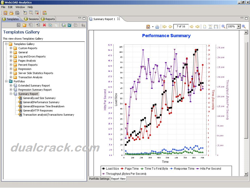 latest version of WebLoad, a performance testing tool Free Download ...