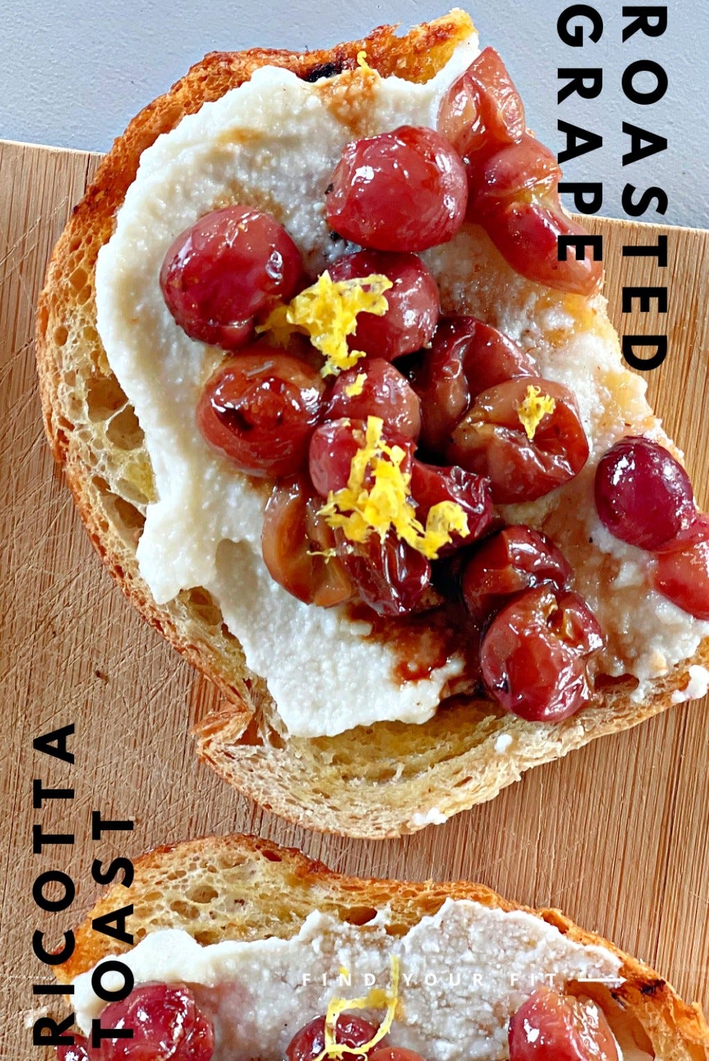 Saturday Recipe: Roasted Grape And Ricotta Toast | by Nicole Harber (Price) | Medium