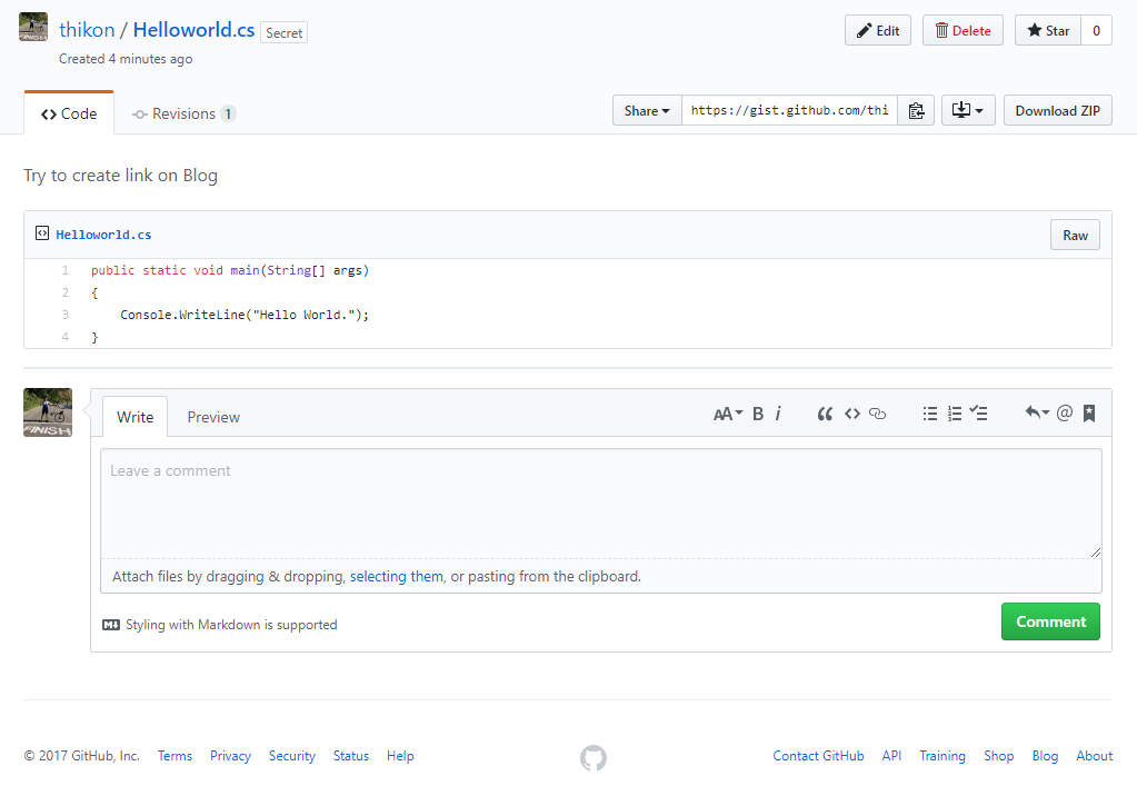 ลอง Github code embedding บน Blog | by ThikOn Wachiraarunwong | Medium