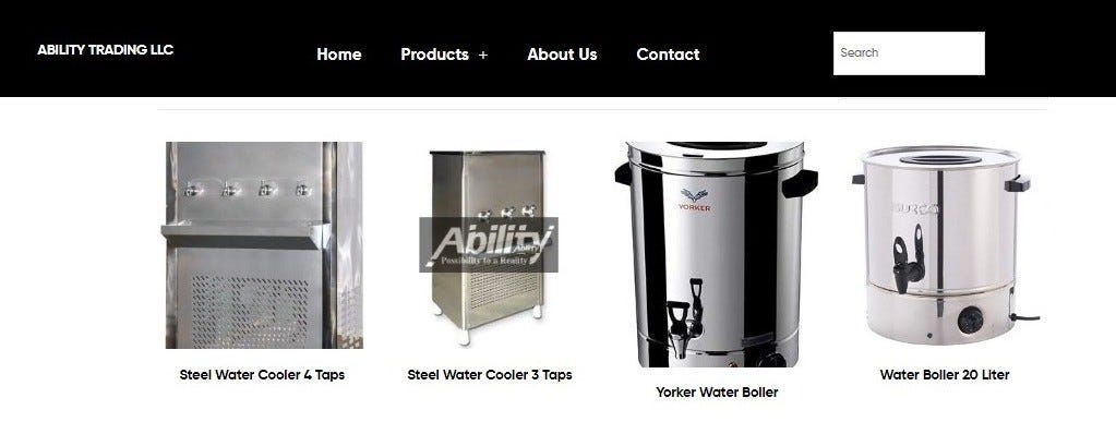 AbilityDubai Stainless Steel Water Coolers | by Ability Trading LLC ...