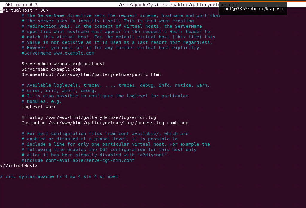 GalleryDeluxe Deployment. Ubuntu 22, Apache, goHugo brew.sh | by Krapivin | Medium
