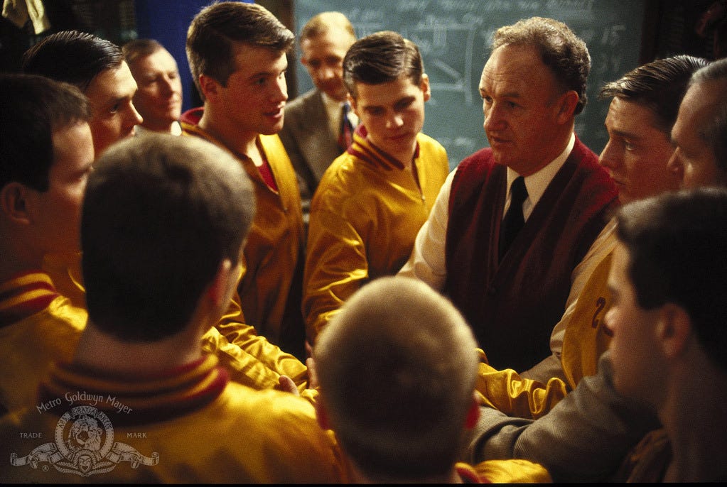 A Year of Gene Hackman: HOOSIERS (1986) | by Bryan Hickman | Medium