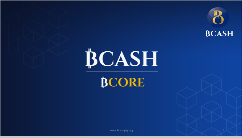 Bcashpay & Bcore — A Presentation | by Bcore Bcash | Medium