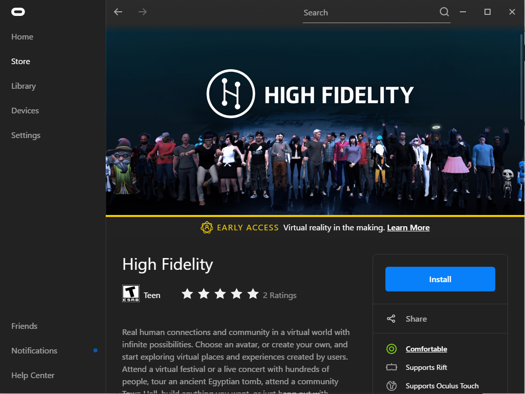 High Fidelity Now Rezzed in the Oculus Store | by High Fidelity, Inc ...