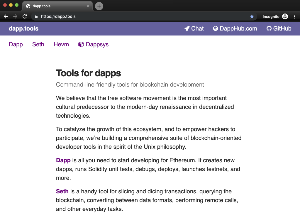 Use dapp.tools for Ethereum Contract Development | by KC Tam ...