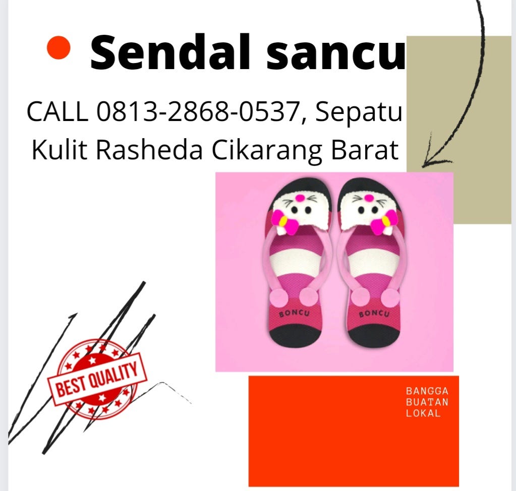 Sendal sancu 4. ORIGINAL ! , CALL 0813–2868–0537… | by Produsen Rak ...