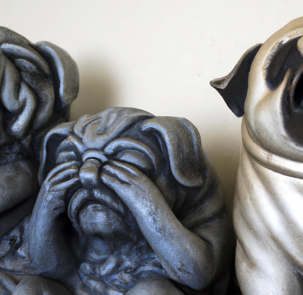 Demons. The phrase “hear no evil, speak no… | by Frankie | Medium