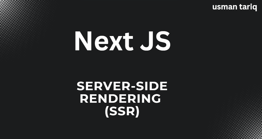 Server-Side Rendering (SSR) — Best for Dynamic Content | by Usman Tariq | Mar, 2025 | Medium