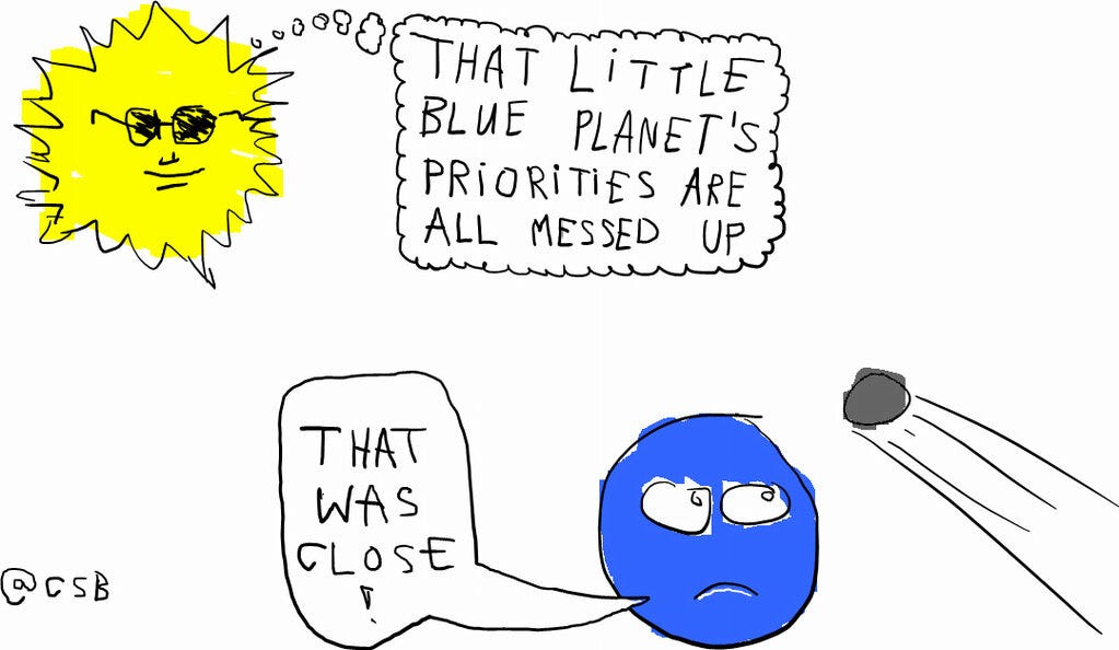 cartoon: little blue planet | by Comic Strip Blogger | Medium