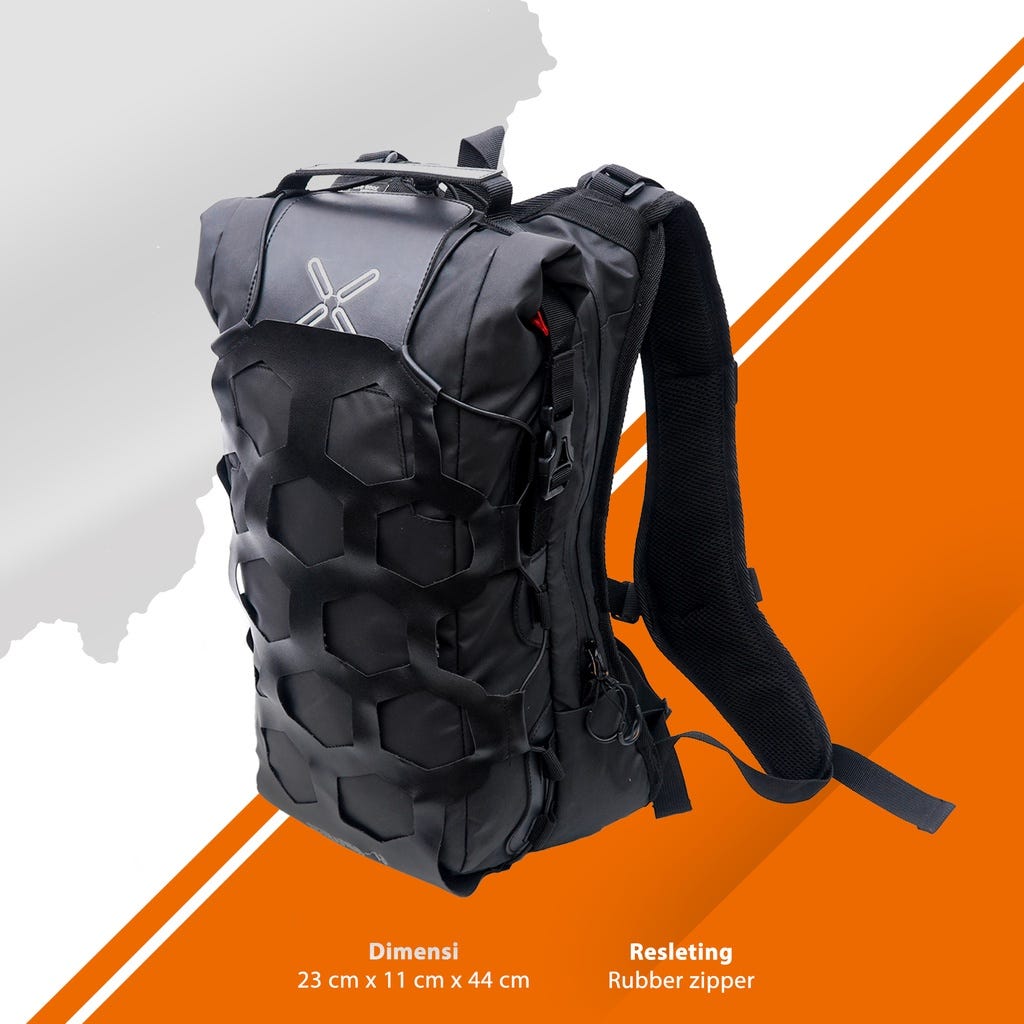 Tas Ransel Pria Motor Turing Trail Anti Air AXEGEAR - sutrisno - Medium