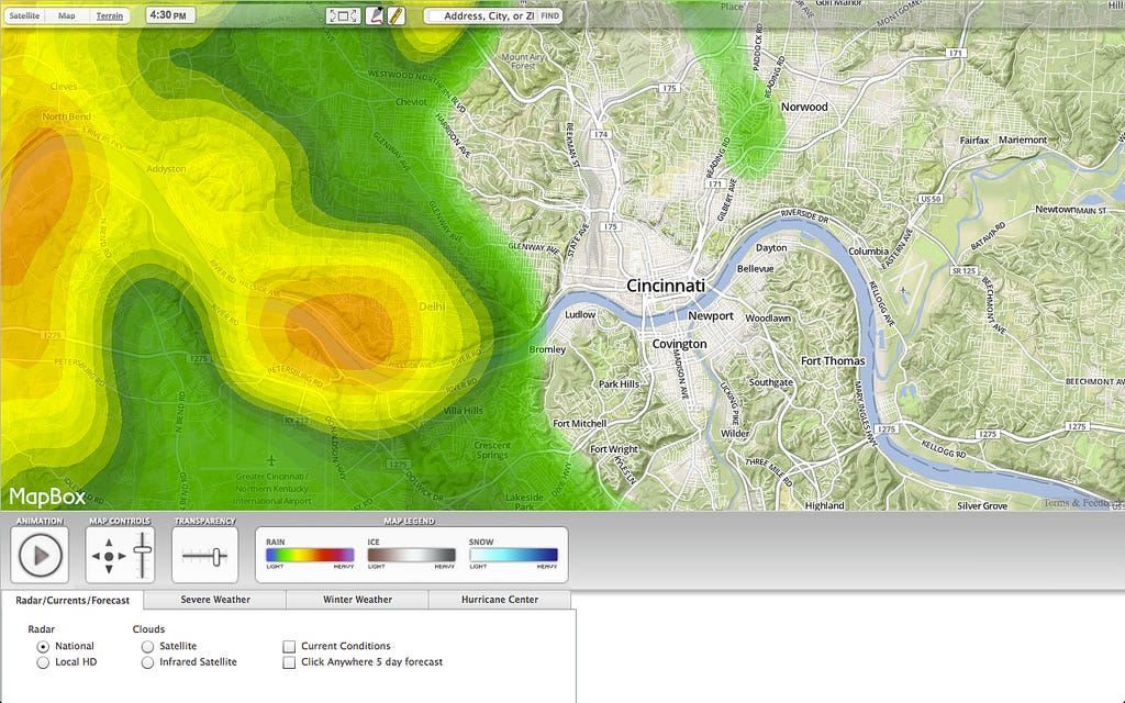 Weather Decision Technologies Switches to MapBox | by Mapbox | maps for ...