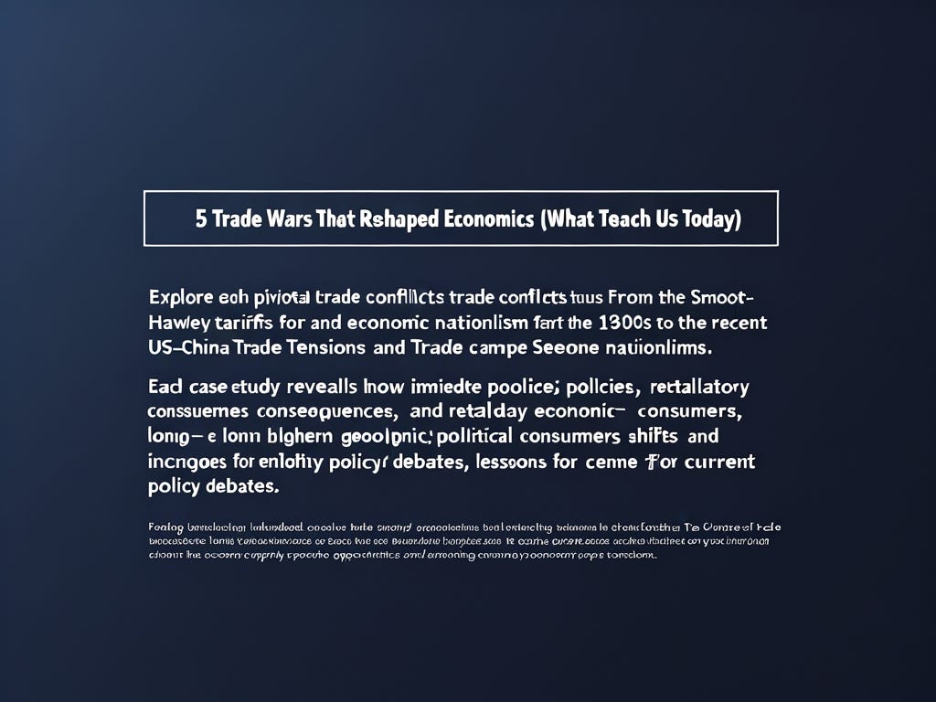 5 Historic Trade Wars That Transformed Global Economics and Their ...