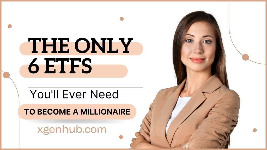 The Only 5 Etfs You Ll Ever Need To Become A Millionaire By Inzamul