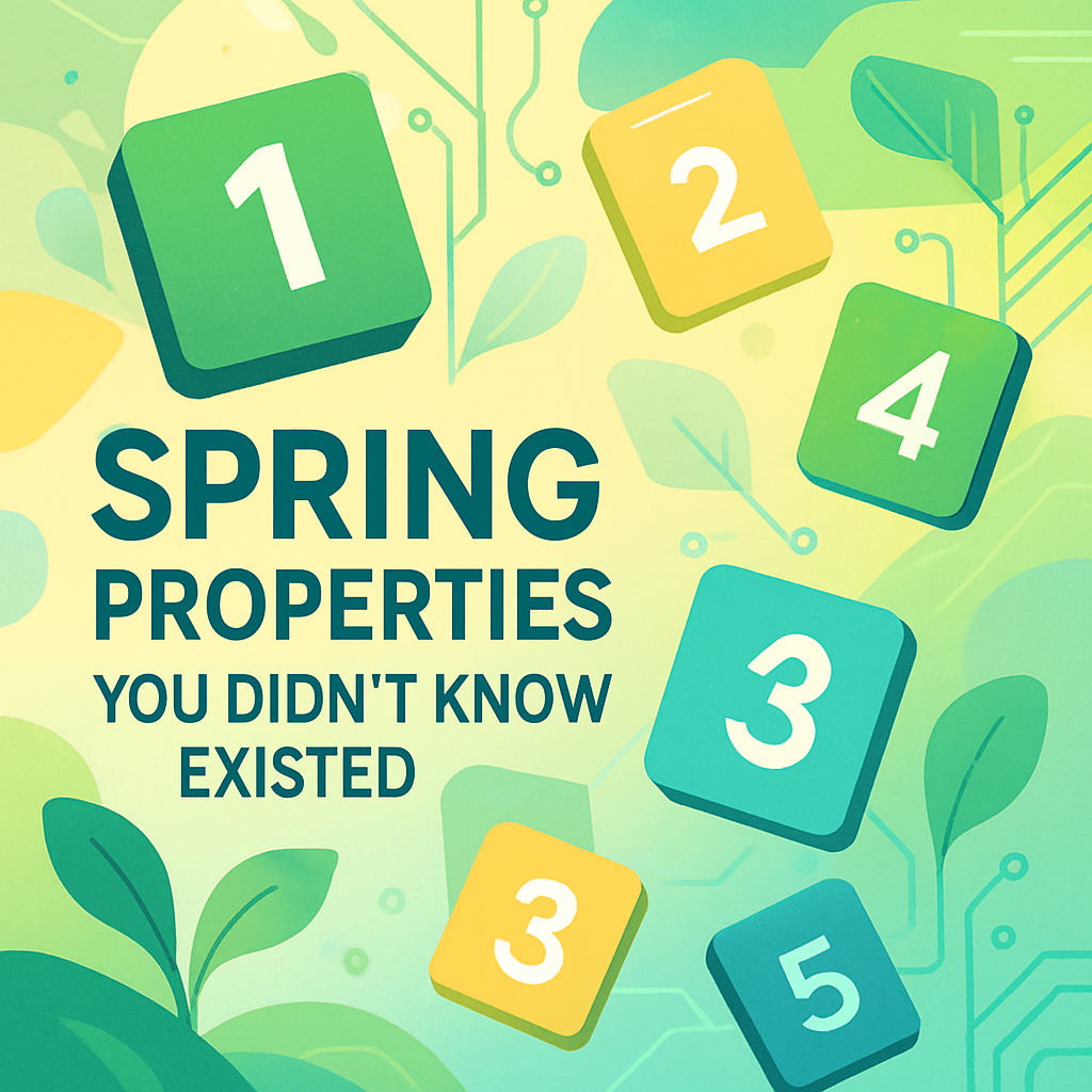 5 Spring Properties You Didn’t Know Existed (And Your Fellow Developers ...