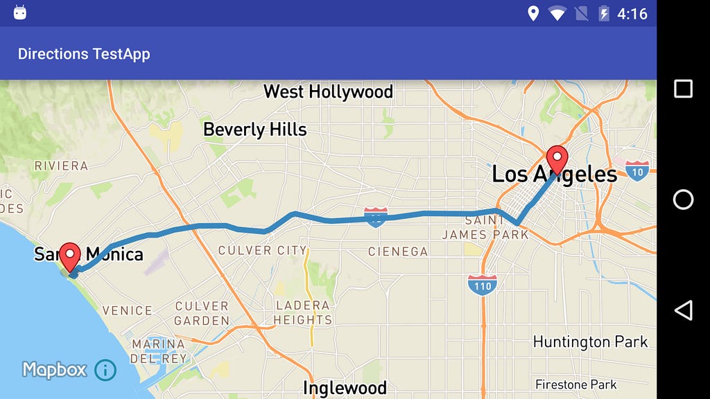 Introducing the Directions Library for Android | by Mapbox | maps for developers