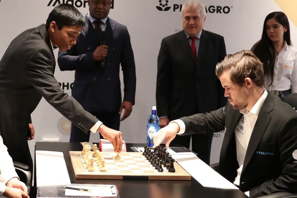 Young Pragg stuns World Champion! | by ChessClub IITKGP | Chess Club ...