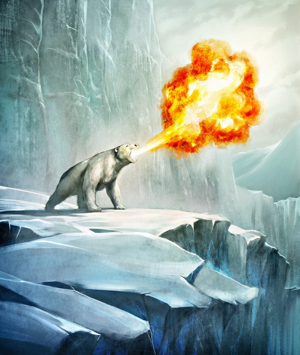 Blaze in the Arctic - Quincy.V - Medium