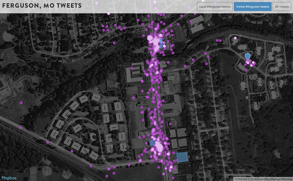 Mapping #Ferguson | by Mapbox | maps for developers