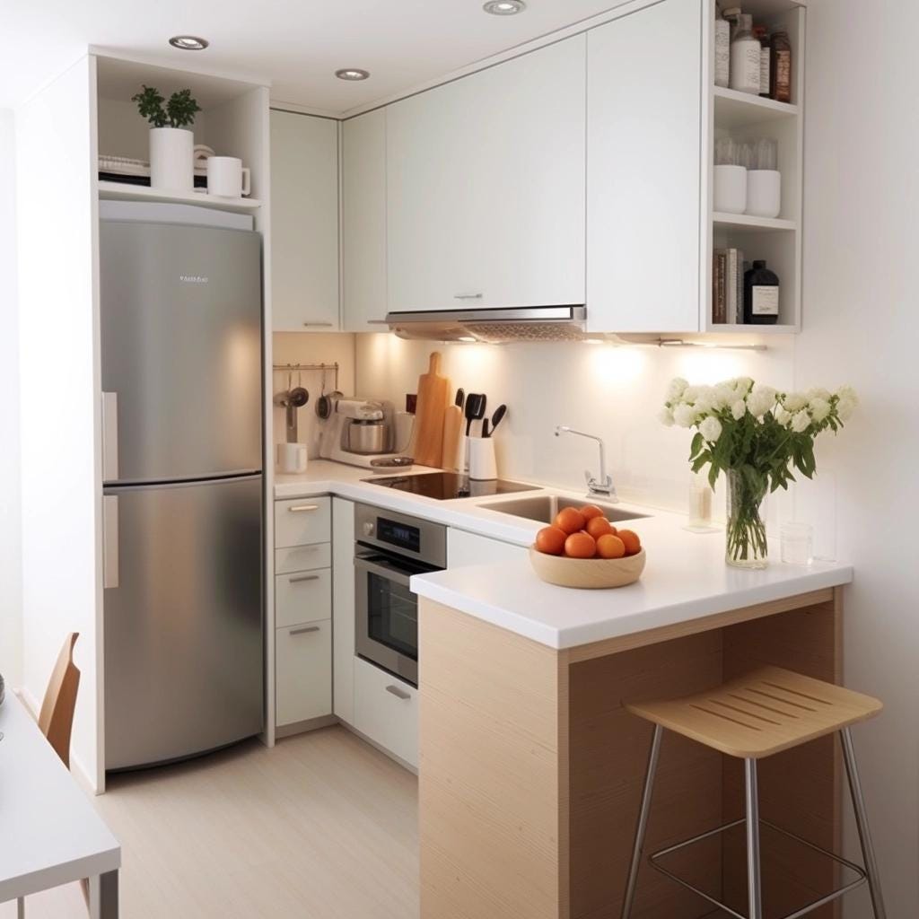 5 Simple and Stylish Solutions for Small Kitchens | by Cursosmodulo ...