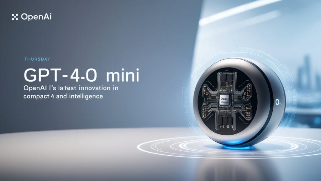 OpenAI unveils GPT-4o mini | by Blockgeni | Jul, 2024 | Medium
