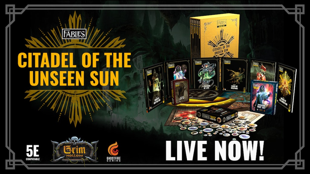 CROWDFUNDING & GAMING FAVORITES! That includes: Grim Hole, Huge Field ...