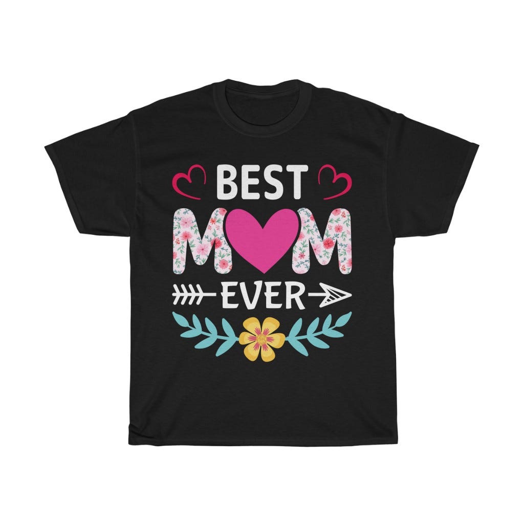 Best Mom Ever Tshirt Design 1 | by TeeBudget | Medium