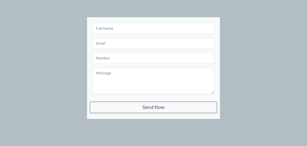 Clean Contact Us Form In Bootstrap 5 | by w3hubs | Medium