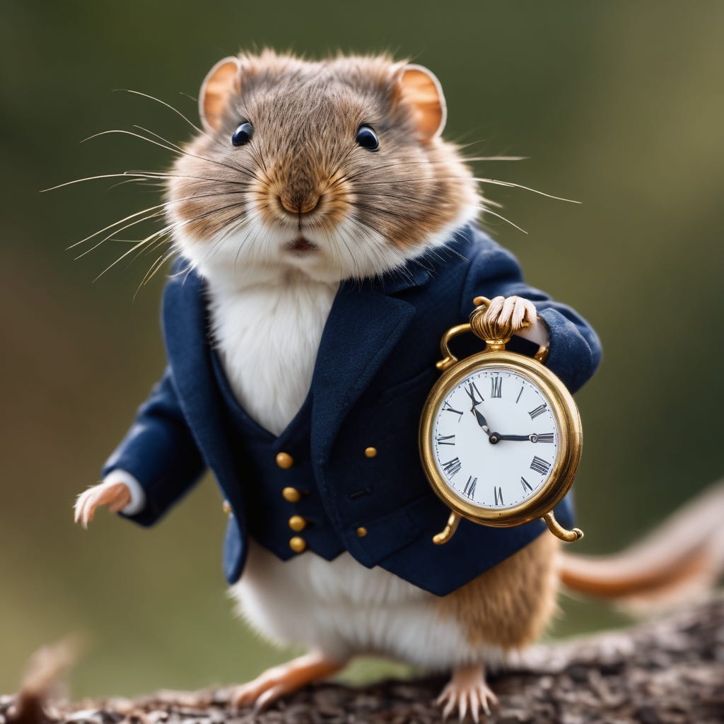 Vole Clocks. What Time Is It Mr Vole? | by Adrian Bleese | Bunking Off ...