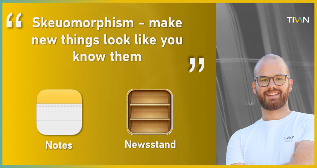 „Skeuomorphism“ — make new things look like you know them | by Dominic ...