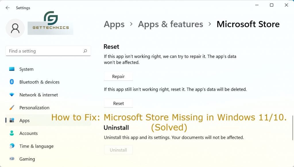 How to Fix: Microsoft Store Missing in Windows 11/10. (Solved ...