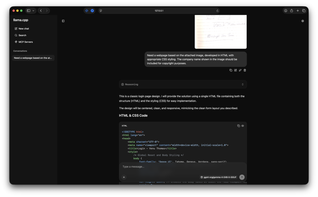 Running Google’s Gemma 4 Locally with llama-server | by VenuThomas ...
