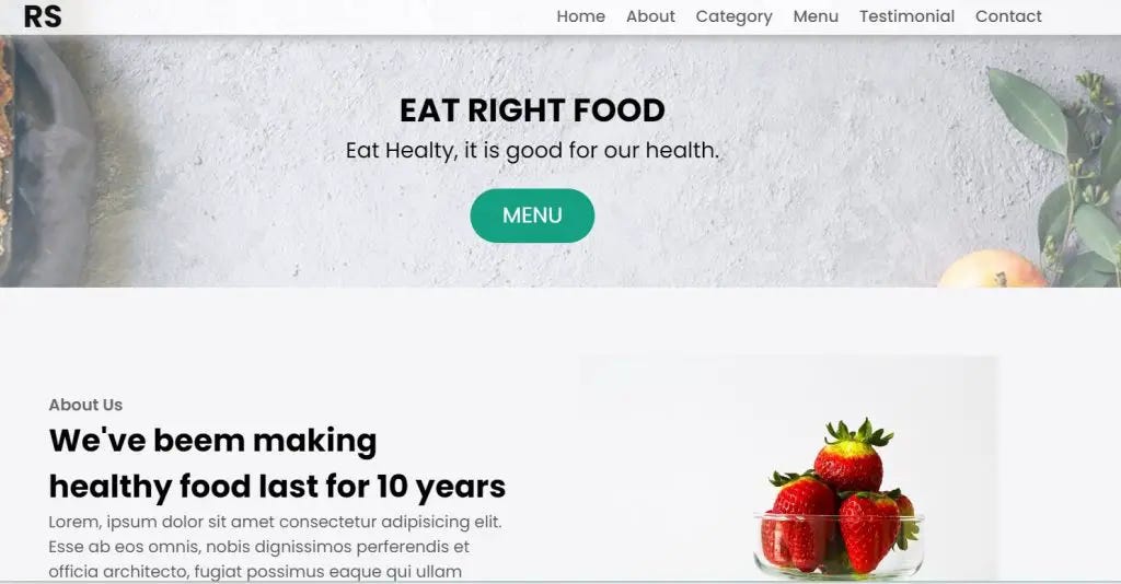 Restaurant Website Using Html And Css With Source Code By Cwrcode Medium