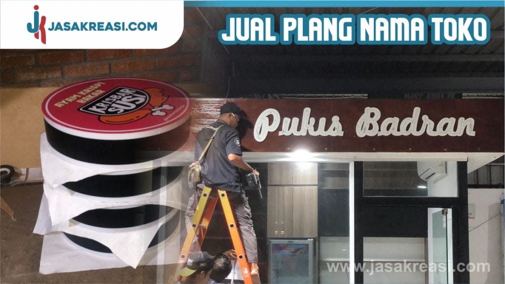 Jual Plang Nama Toko Jogja | by Jasa Kreasi Advertising | Medium