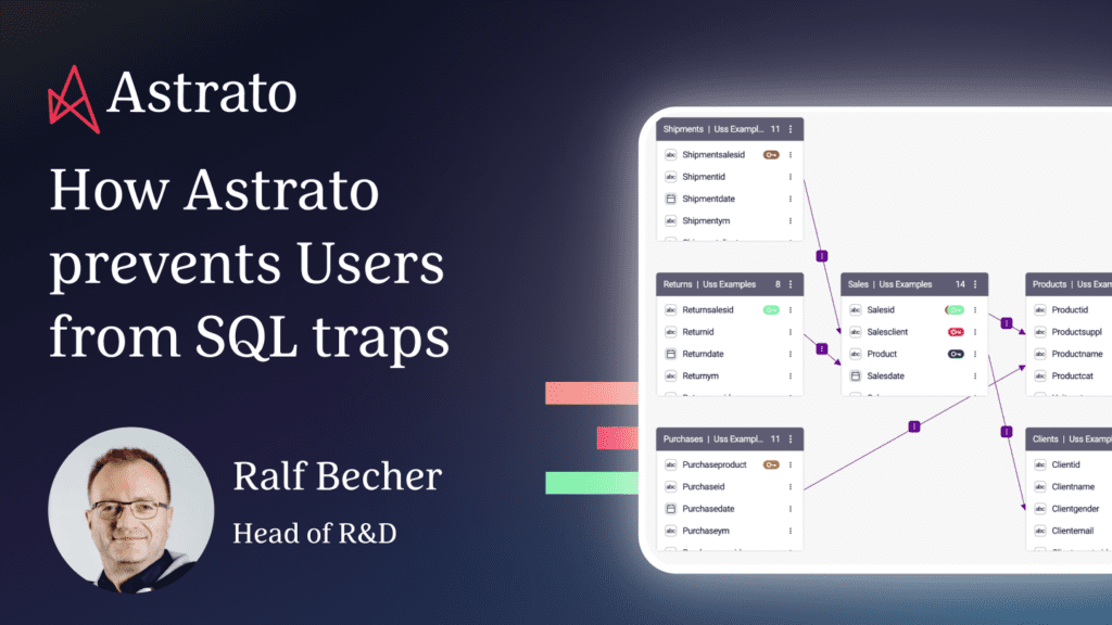 How Astrato prevents Users from SQL traps | by Ralfo Becher | Medium