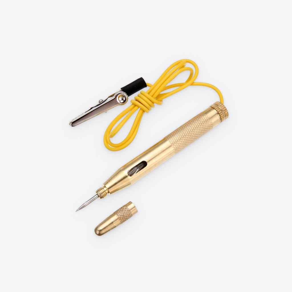 DC 6–24V Copper Voltage Test Pen - John Herman - Medium