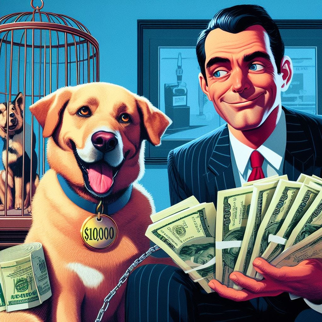 The $10,000 Dog: A Comedic Tale of a Man and His Money-Hungry Pooch ...