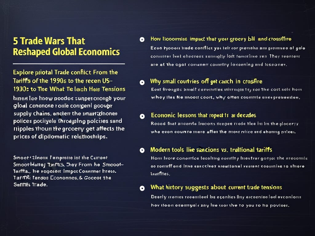 5 Historic Trade Wars That Reshaped Global Economics and Their Modern ...