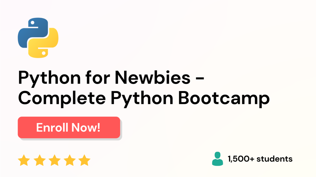 Best Python Course Online — Python For Newbies | by The Click Reader | The Click Reader | Medium