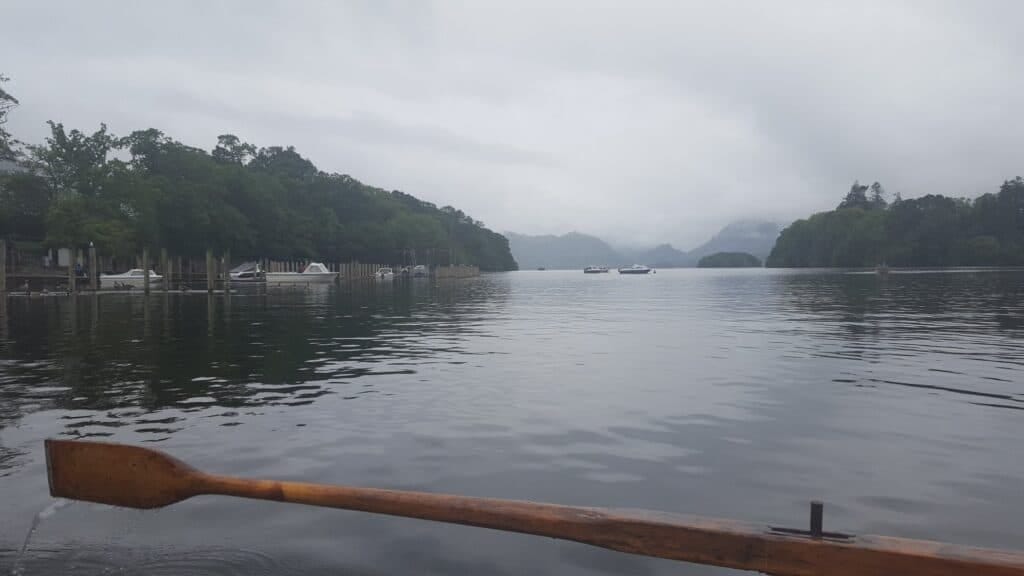 Our first epic rowing boat hire on Derwent Water from Keswick — True ...