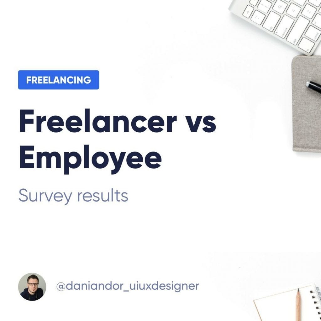 Freelancer vs Employee. Survey result | by Ruslan Galba | Medium