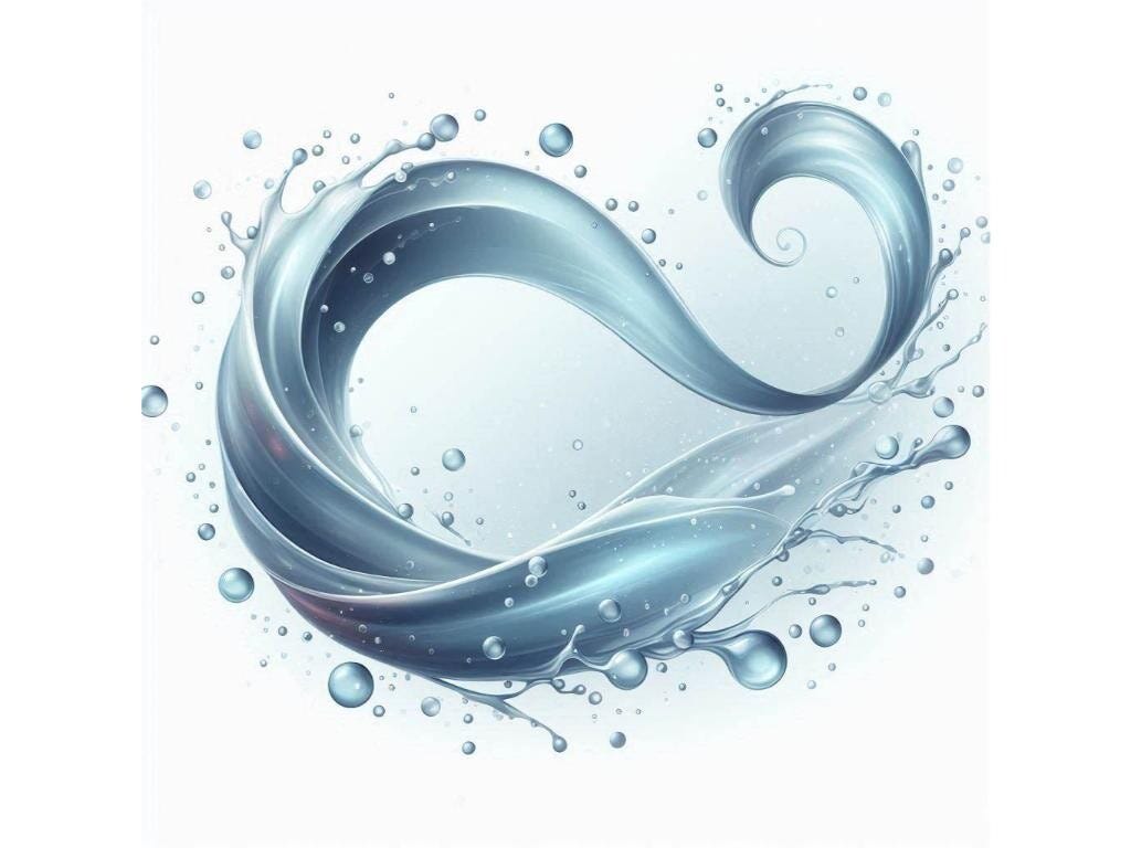 A Smooth, Elegant Water Splash Curving L Free | by Echo Euphoria | Medium