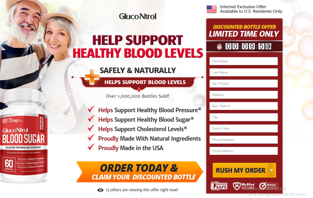 GlucoNtrol Blood Sugar Support — Natural Supplements to Control Your ...