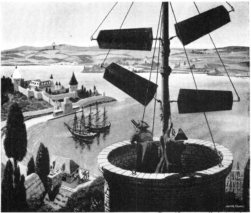 Memes via semaphore: sending binary data over an optical telegraph ...