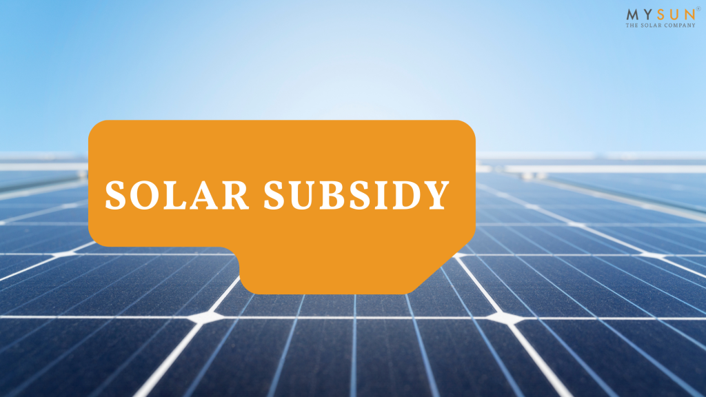 Big announcement on Solar Subsidy for Homes | by MYSUN | Medium
